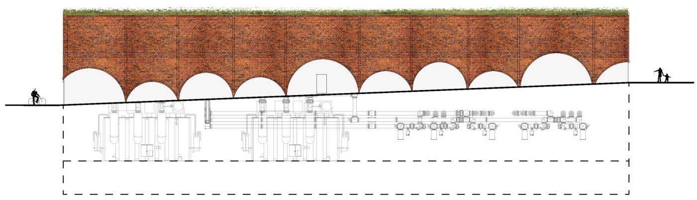 Ny kraftstation drar blickarna till sig tack vare lekfulla fasader
